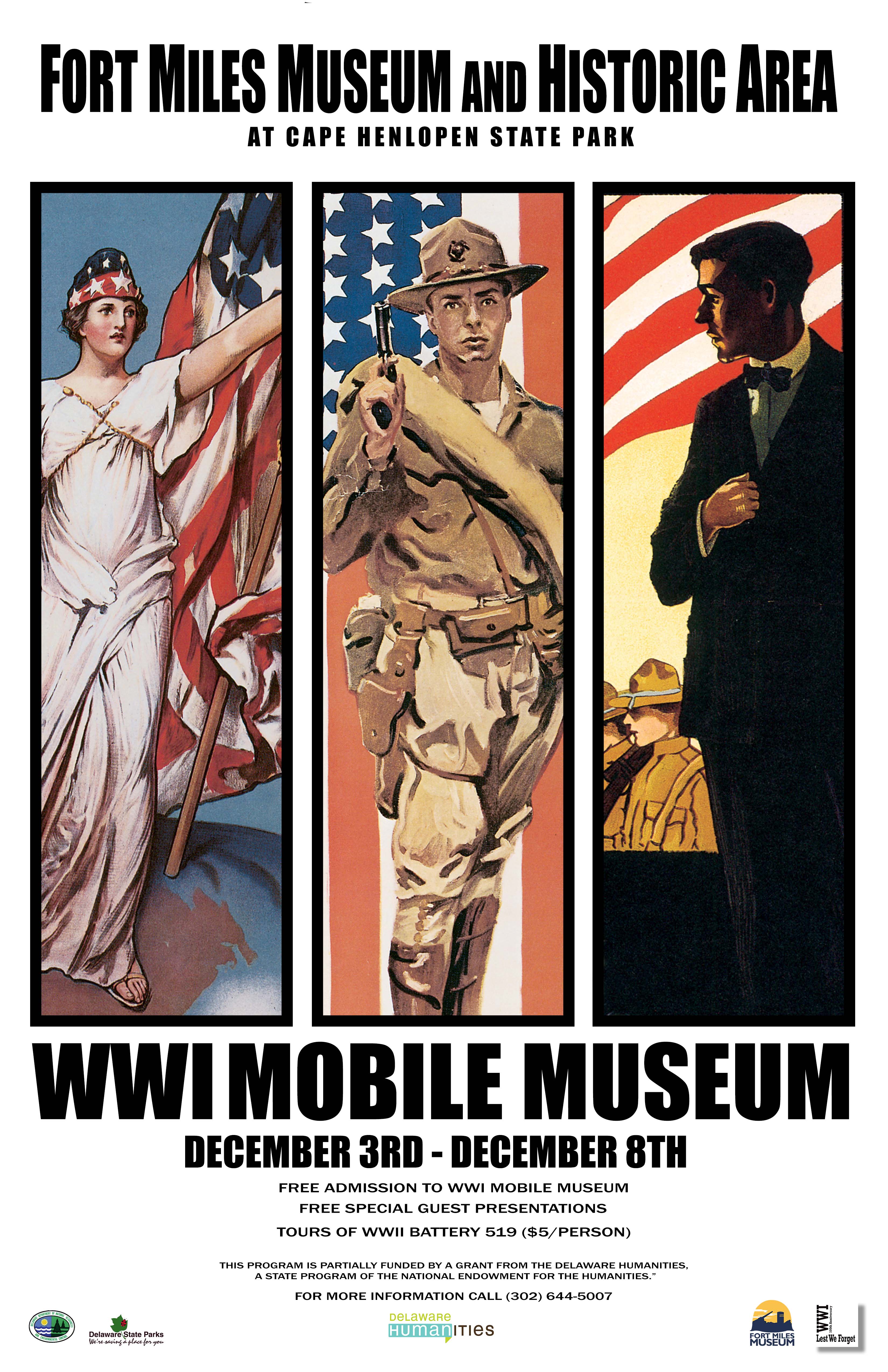 DNREC’s Cape Henlopen State Park to host WW1 Mobile Museum Dec. 3 – 8 ...