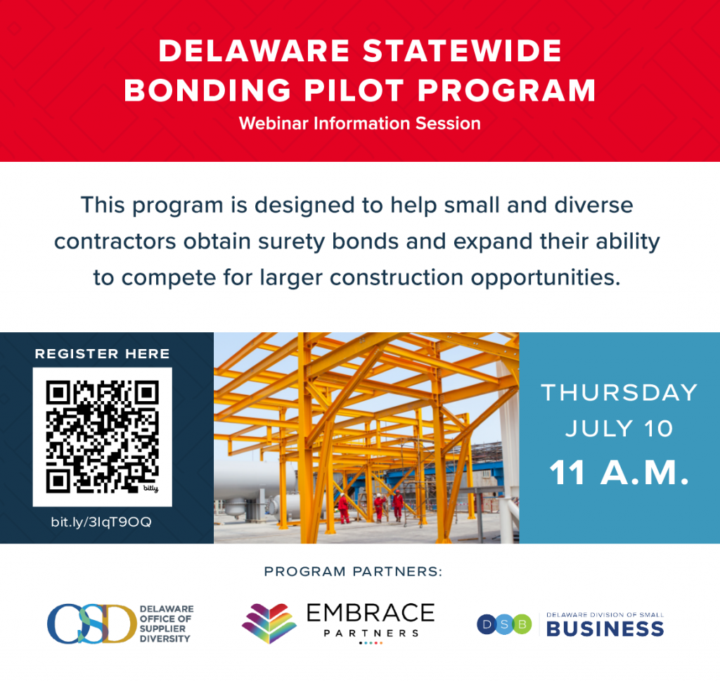 Office of Supplier Diversity Announces Statewide Bonding Pilot Program ...
