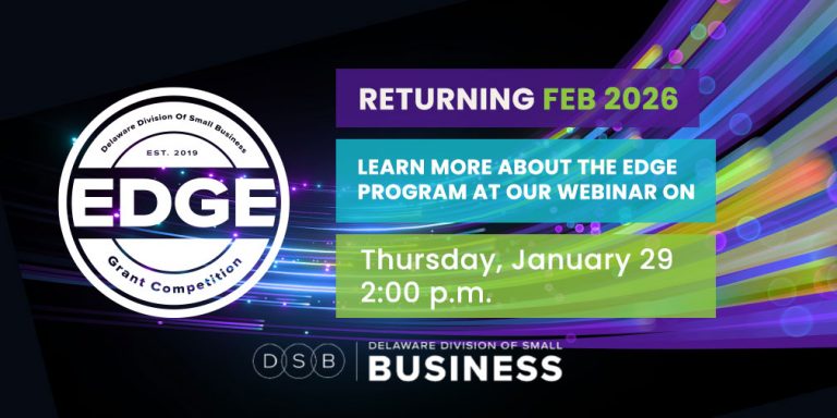 EDGE 2.0 GRANT COMPETITION RETURNS – WEBINAR SET FOR JAN. 29